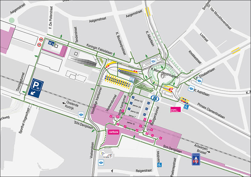 Trein - Project Gent Sint-Pieters